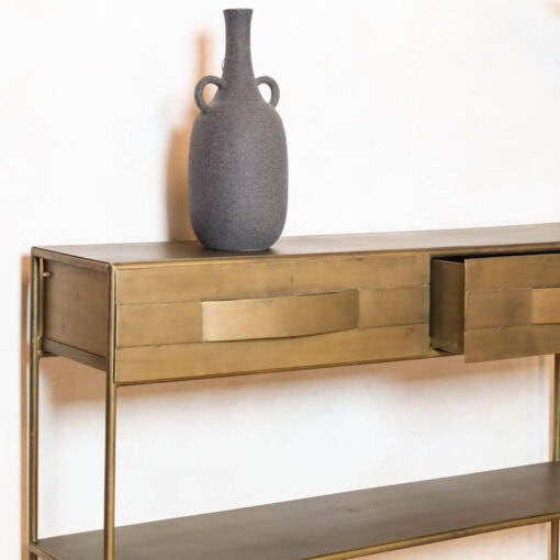 Loua sidetable goud 119,5cm