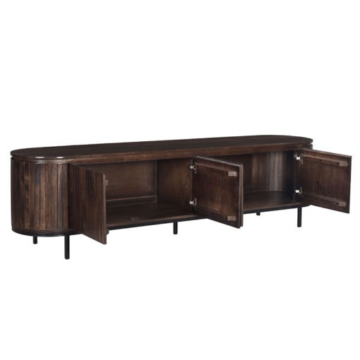 Noor tv-meubel 210cm walnoot