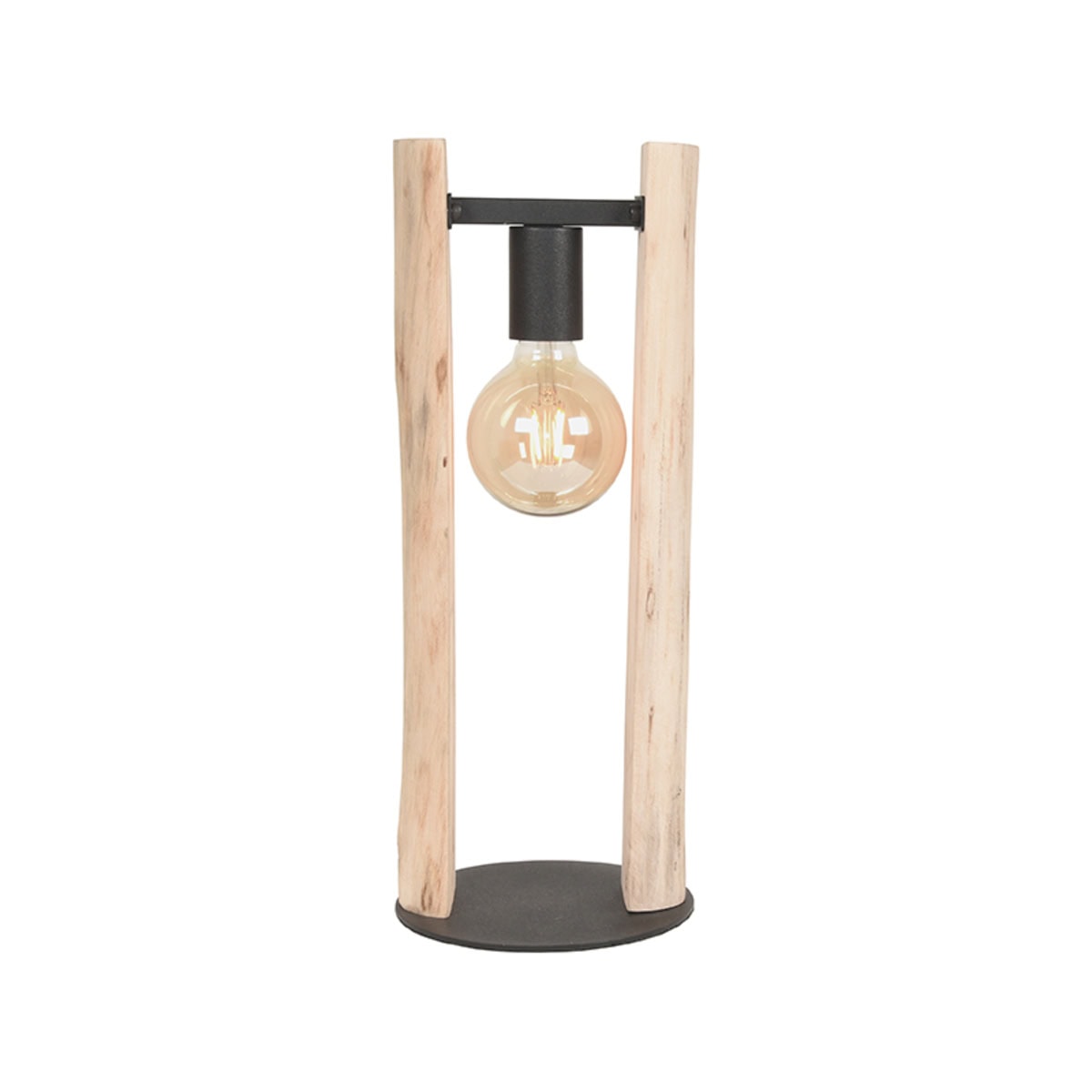 Tafellamp Woody Hout