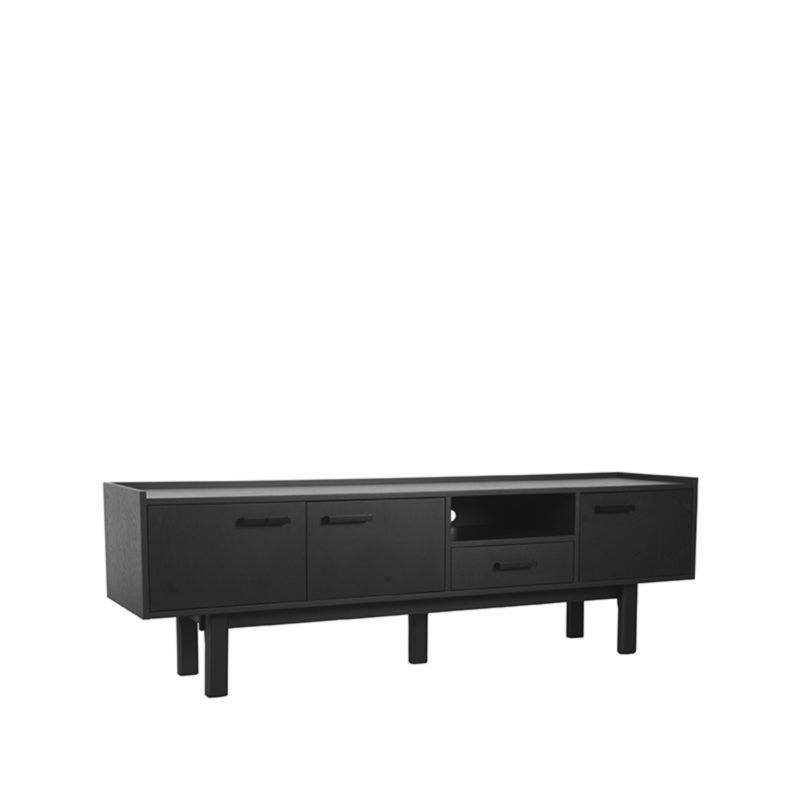 Tv meubel Cali Zwart Eikenhout 190cm