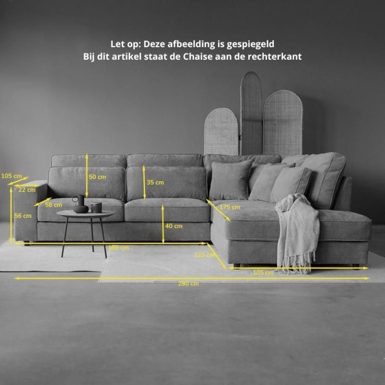 Modulaire Bank Richie Ottomane links Stof groen