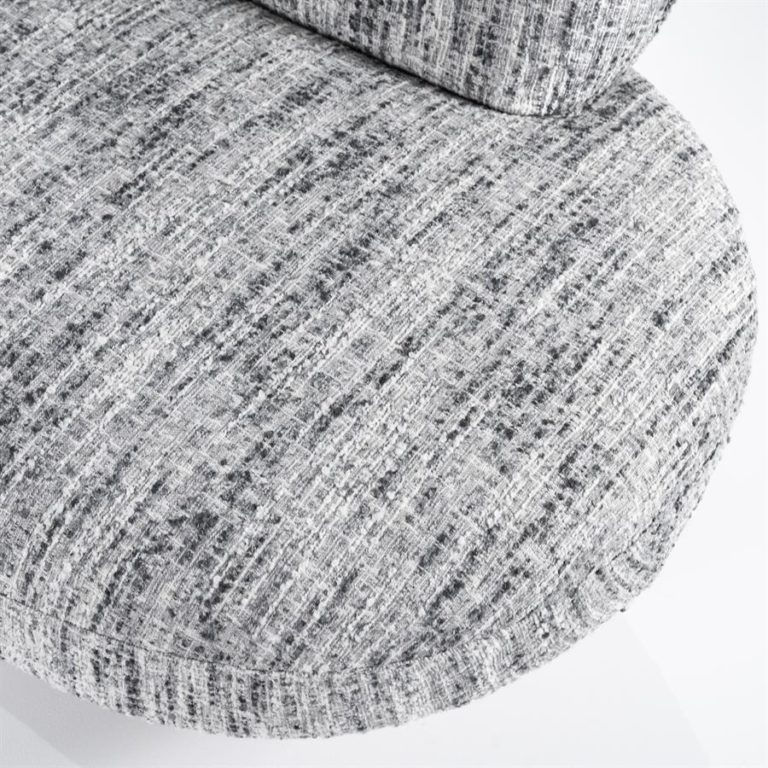 Jayden Bank Grijs stof