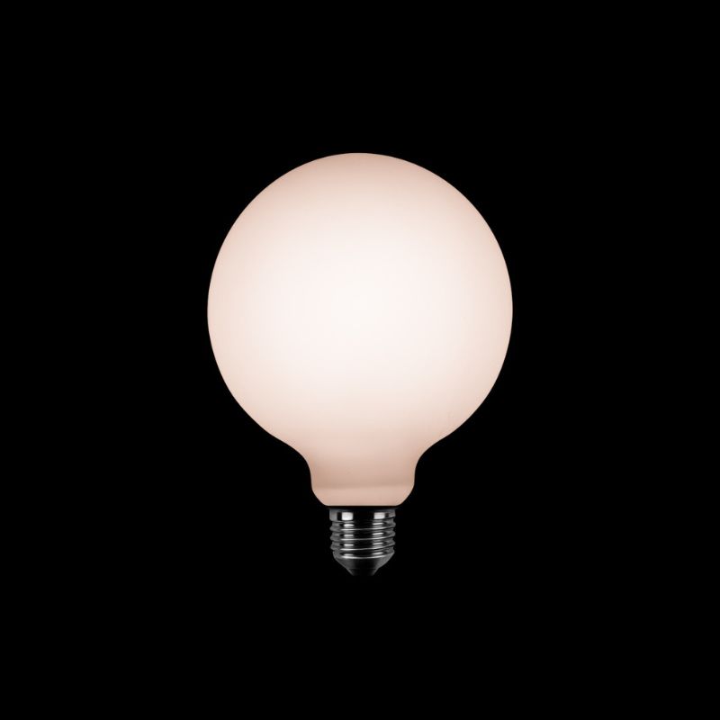 Led lamp Opaal Rond 12,5cm E27 Opal 3 standen