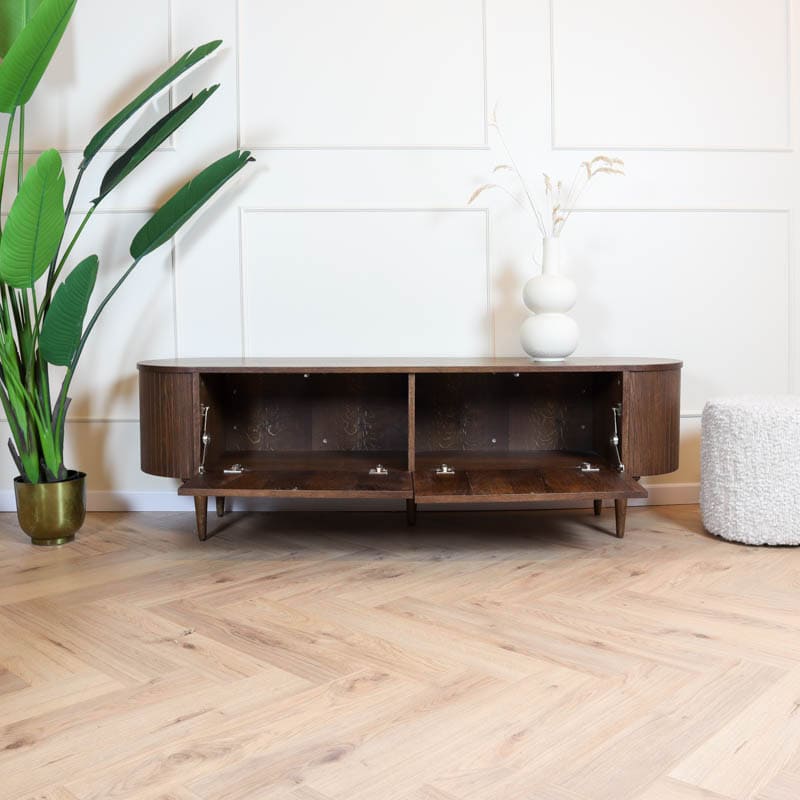 Tv Meubel Oliva Walnoot Eikenhout 180cm