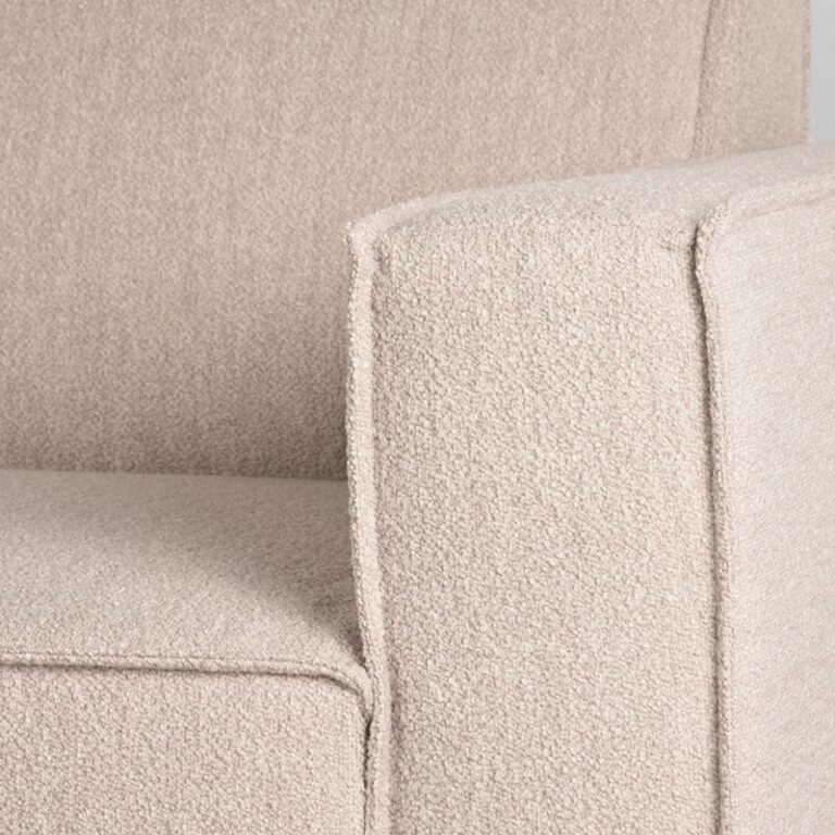 Kay Bank 5-zits Naturel Boucle Links