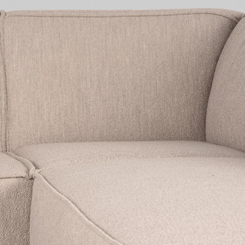 Kay Bank 5-zits Naturel Boucle Rechts