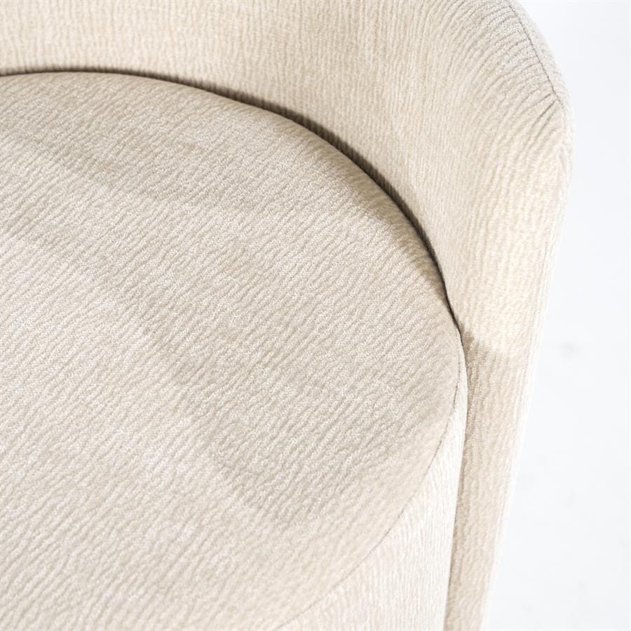 Poef Marque Beige 43cm