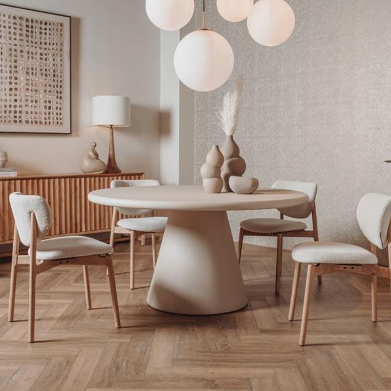 Mello Eettafel rond beige 150 cm