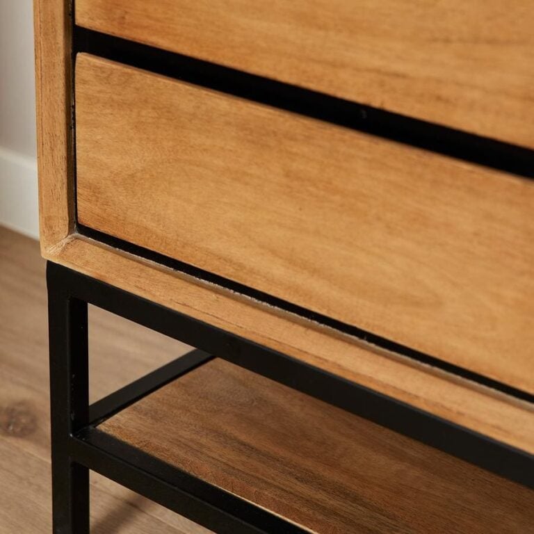 Sindacco Nachtkastje Mangohout 45 cm