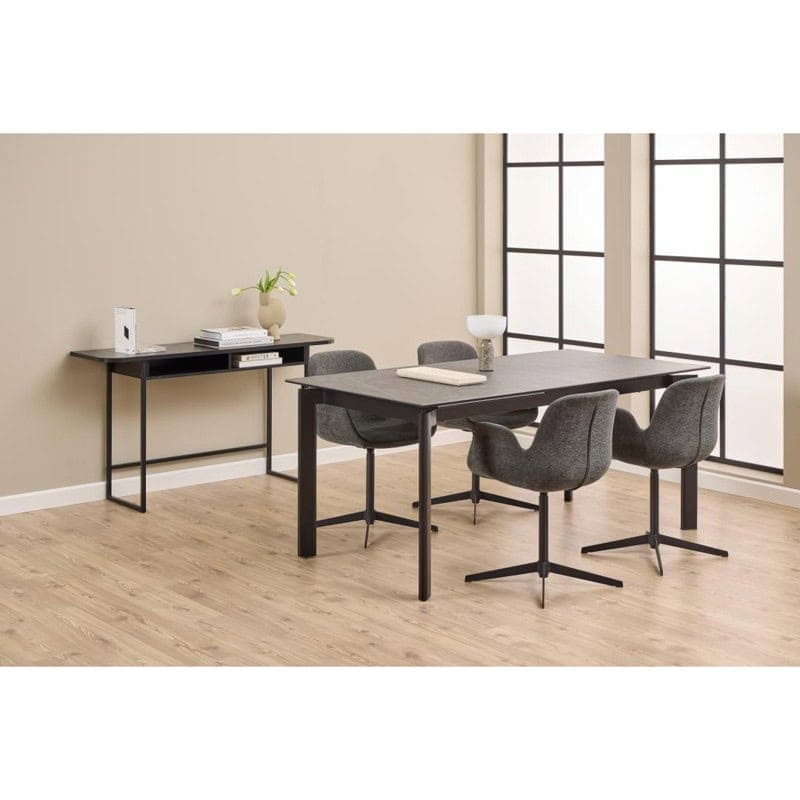 Daluna Sidetable Zwart 140cm