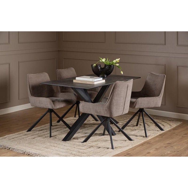 Noretta Eetkamerstoel Bruin