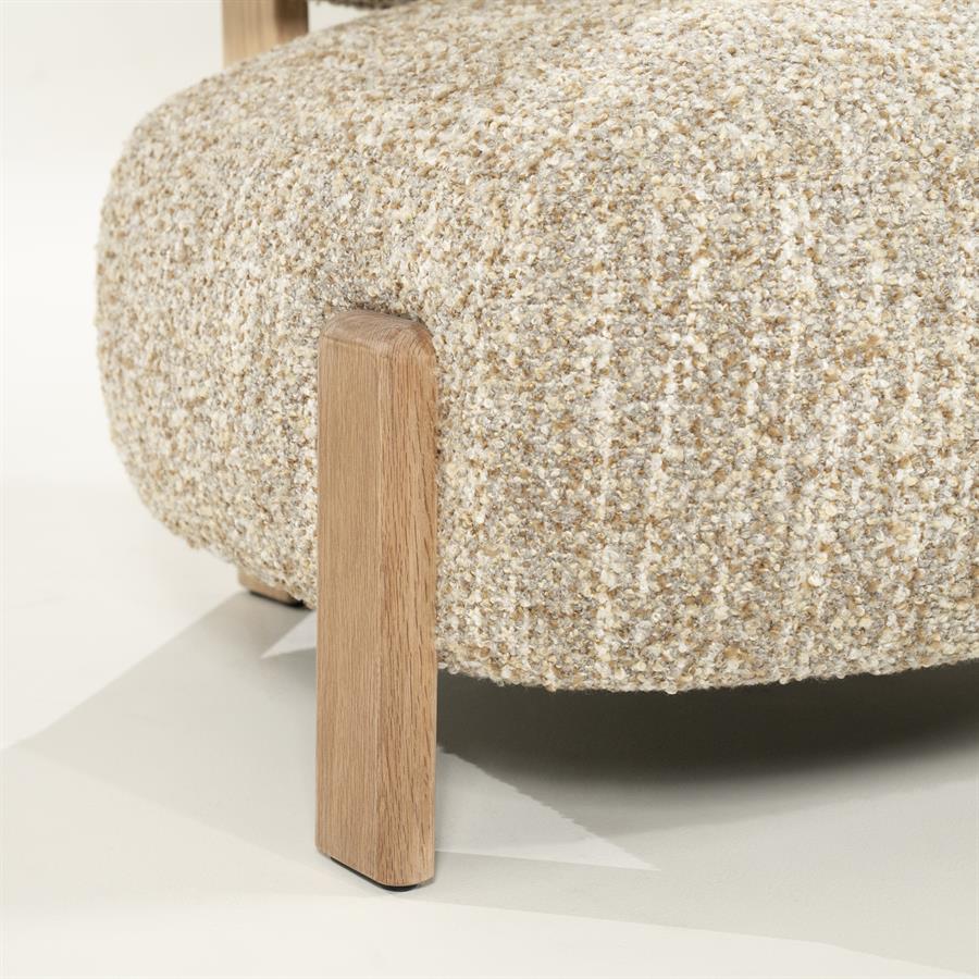 Reiza Fauteuil naturel Beige
